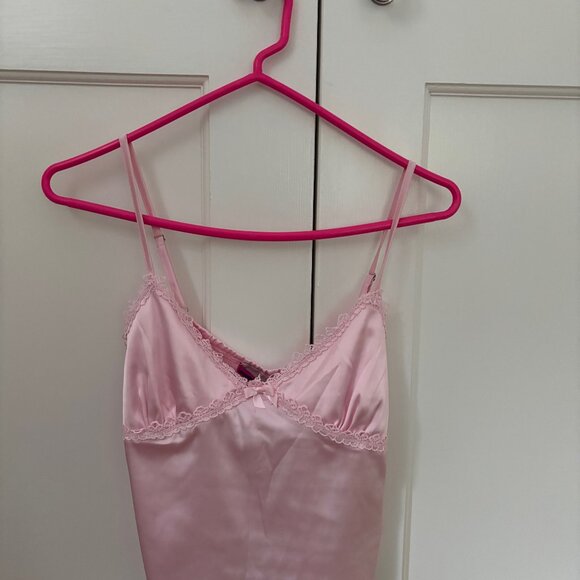 Edikted | Tops | Edikted Pink Satin Top | Poshmark